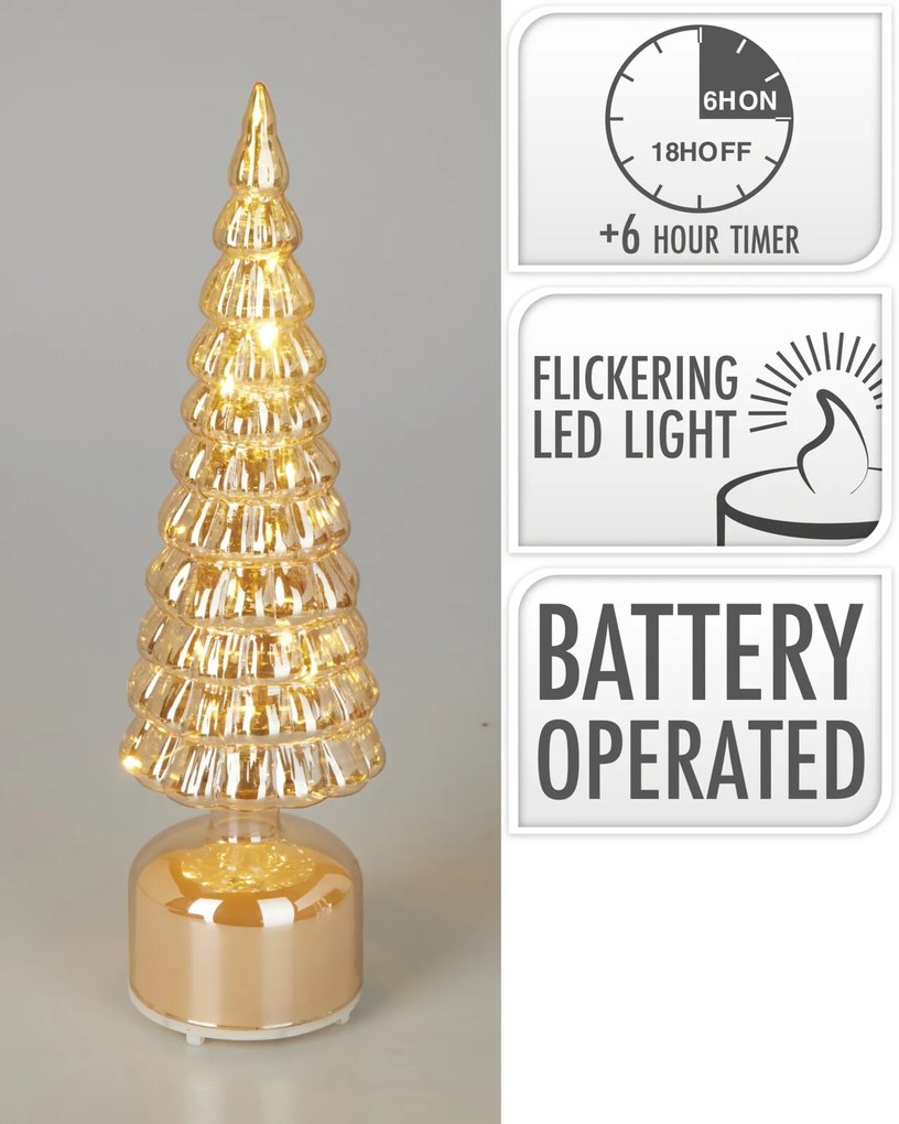 Vánoční LED světelná dekorace Karter 36 cm teplá bílá