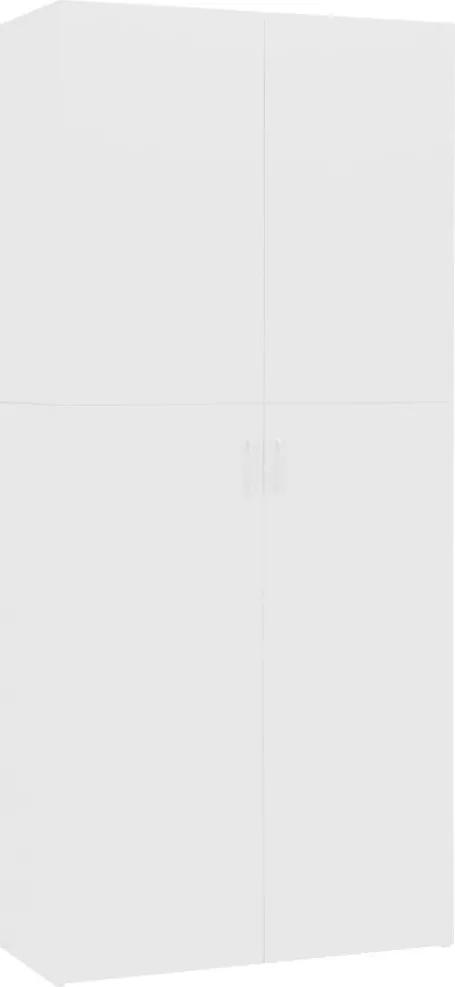 vidaXL Botník 80 x 35,5 x 180 cm kompozitní dřevo [800288] Barva: šedá sonoma