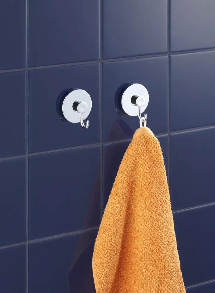 Koupelnové háčky na ručníky Vacuum-Loc, 2 kusy v sadě,WENKO