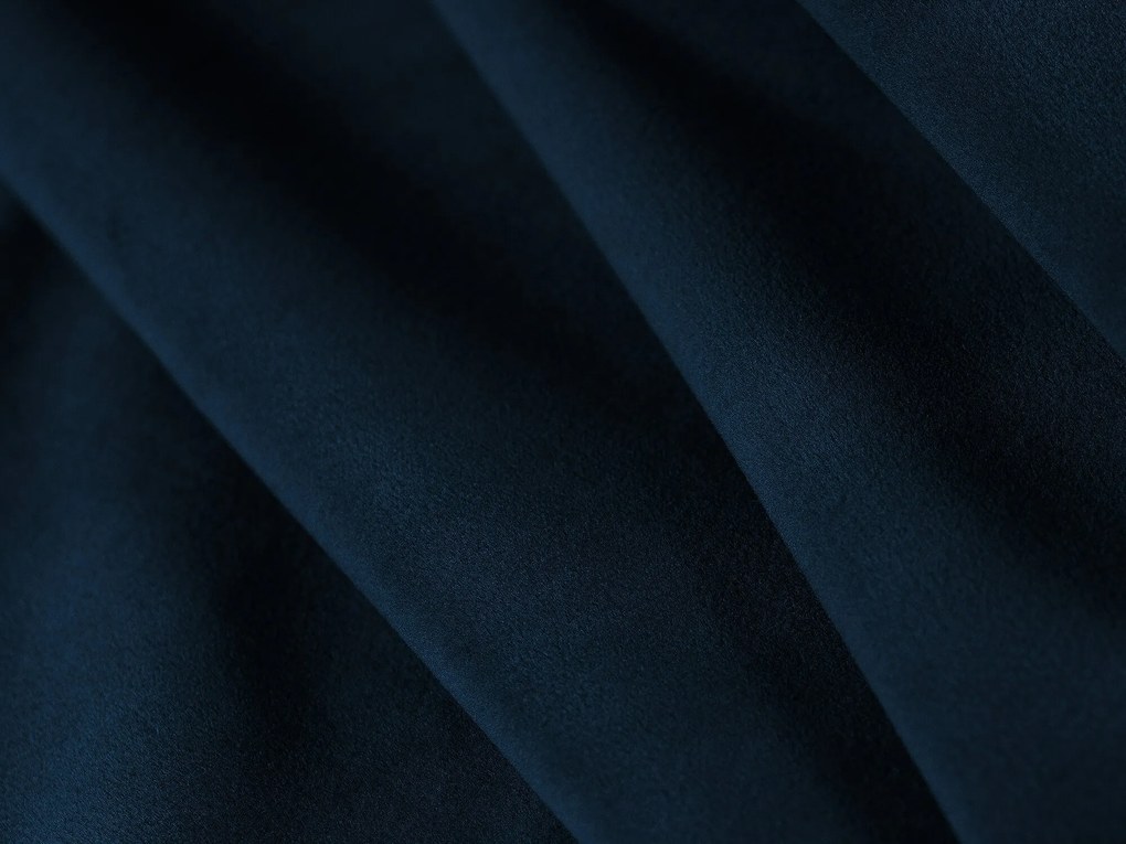 Třímístná pohovka milany 259 cm samet modrá MUZZA