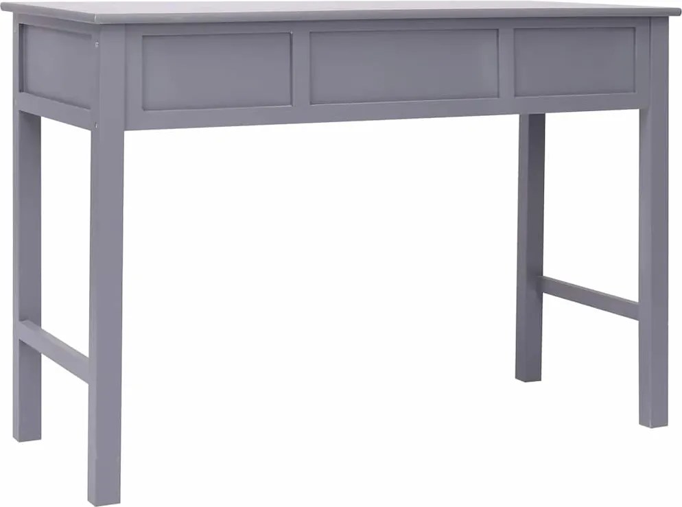Psací stůl šedý 110 x 45 x 76 cm dřevo 284156