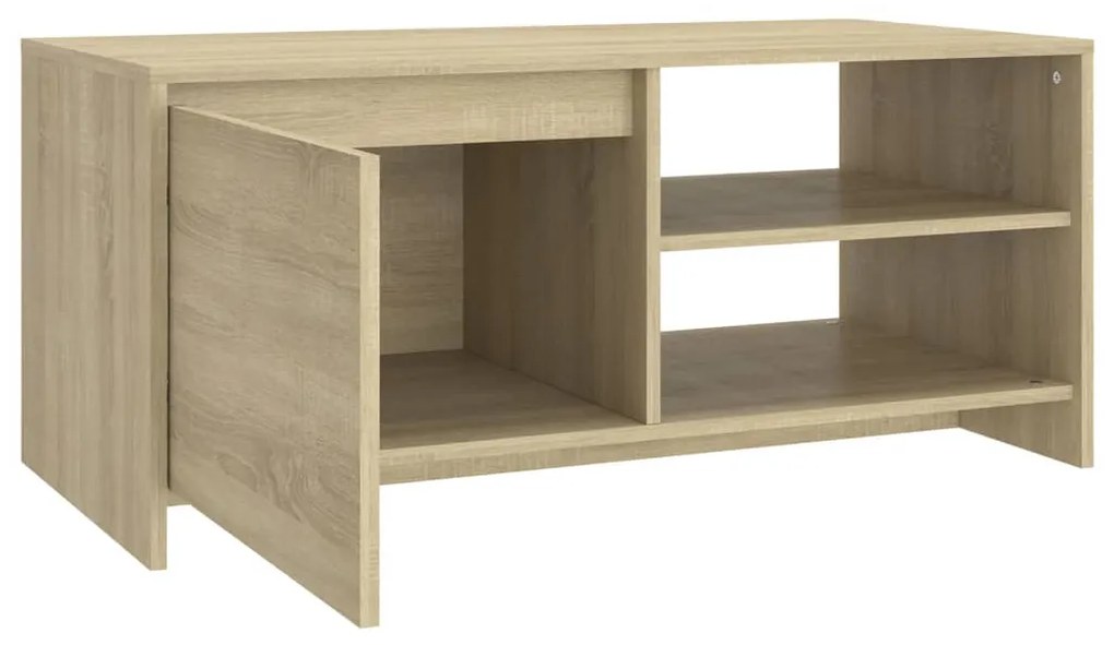 Konferenční stolek dub sonoma 102 x 50 x 45 cm kompozitní dřevo - Default Title