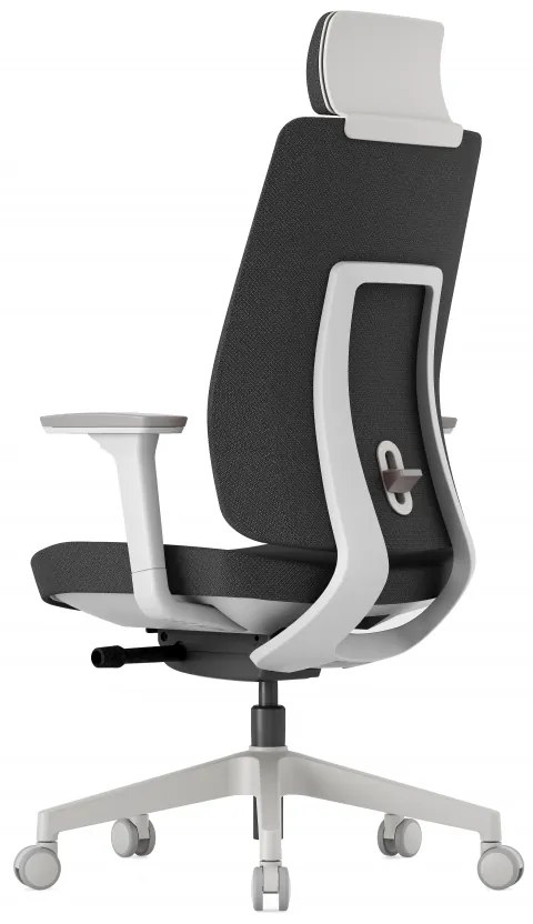 Office Pro Kancelářská ergonomická židle K50 — bílá Červená