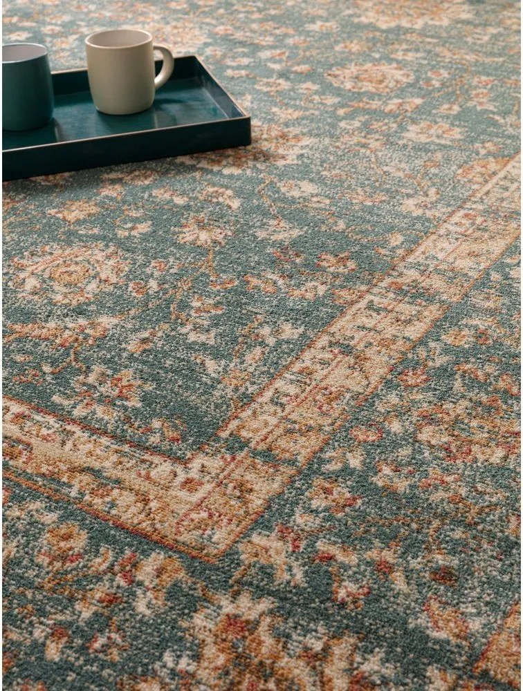 Koberec v petrolejové barvě 200x275 cm Raja – Asiatic Carpets