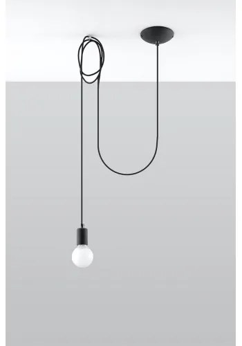 Lustr SOLLUX Edison 1 E27 1x60W bez zdroje SL.0369