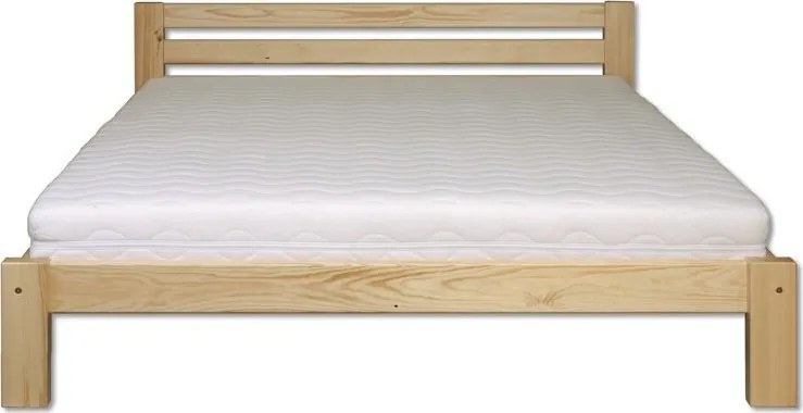 Casarredo - Komfort nábytek Masivní postel KL-105, 120x200, borovice, výběr moření | barva: moření olše