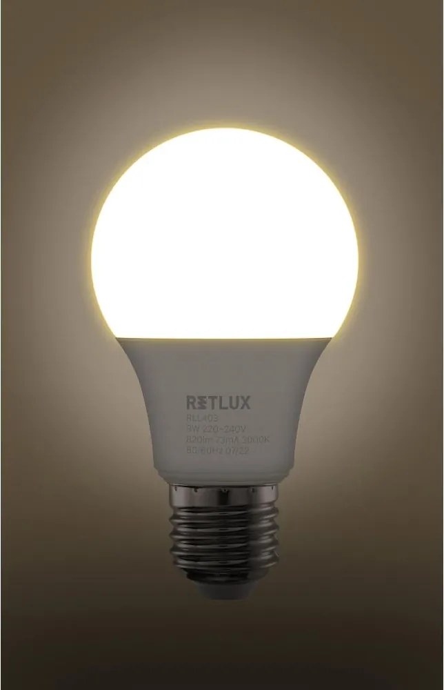 Retlux RLL 403 A60 E27 bulb 9W WW