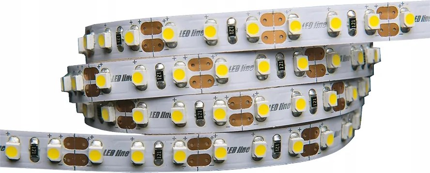 Led páska 12V bez silikonu 48W červená 10 mm 5 m