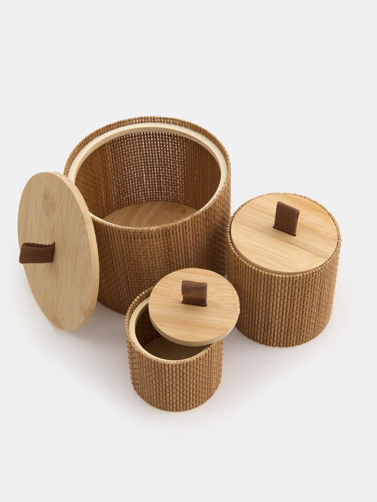 Sinsay - Úložný box 3 balení - béžová