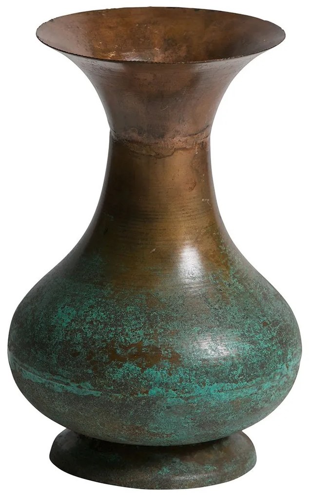BEPUREHOME Kovová váza Grail 20 × 13 × 13 cm