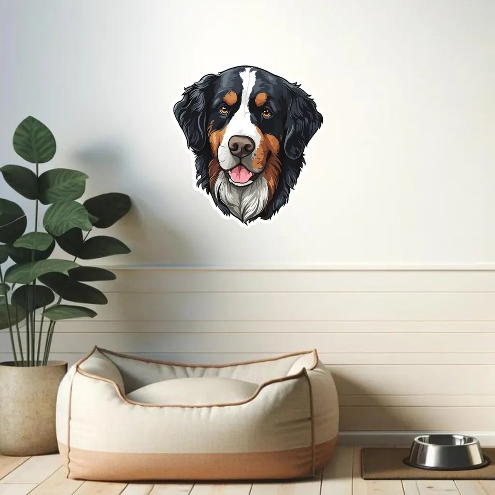 PIPPER. Nálepka Bernský salašnický pes Velikost: 60cm