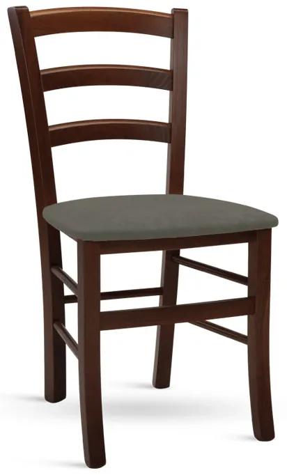 Stima Židle PAYSANE s čalouněným sedákem Odstín: Buk, Látky: LUX terracotta 10