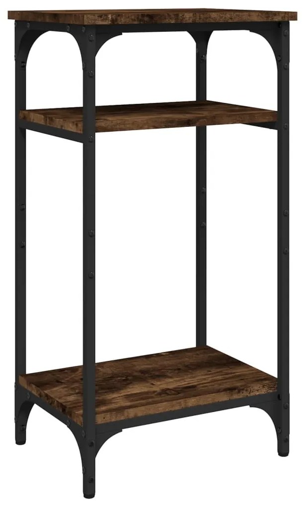 vidaXL Odkládací stolek kouřový dub 40 x 30 x 75 cm kompozitní dřevo
