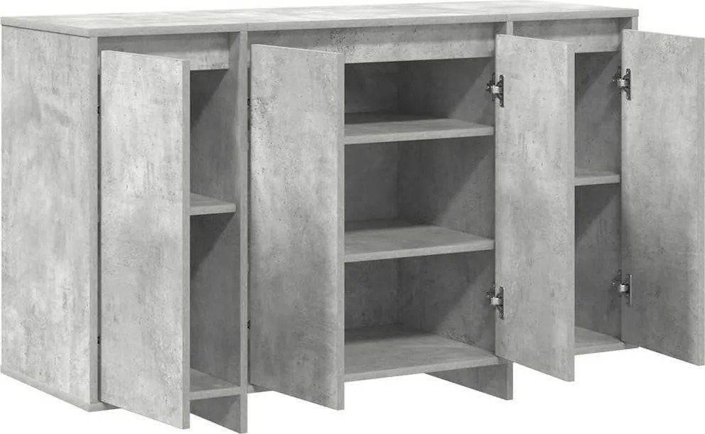 Servírovací skříň Betonově šedá 120 x 41 x 75 cm 3333899