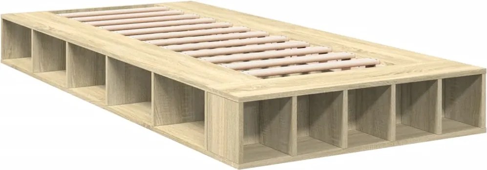 Rám postele dub sonoma 90 x 200 cm kompozitní dřevo 3280519