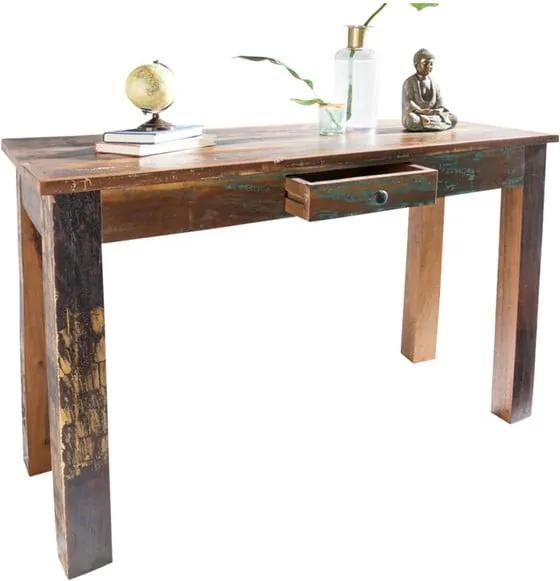 Konzolový stůl z recyklovaného mangového dřeva Skyport KALKUTTA, 120 x 50 cm