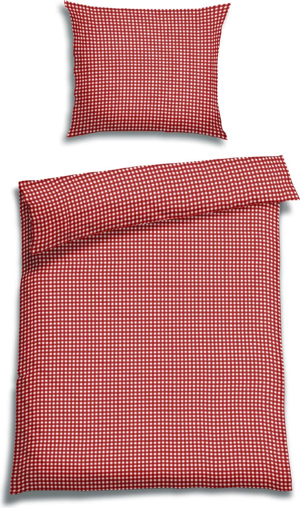 Florella Krepové povlečení Vichy Rot Rozměr: 70x90 + 140x200 cm