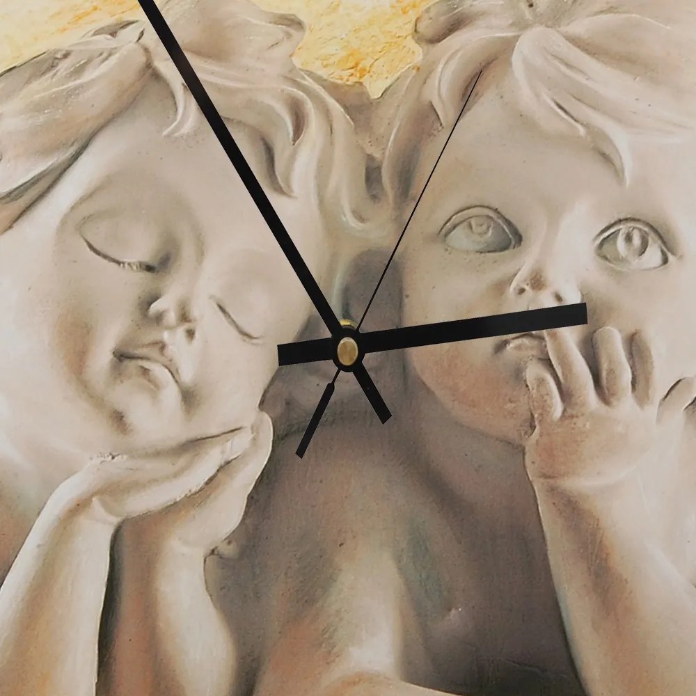 Gario Hodiny na zeď Andělé Rozměry: 40 x 40 cm