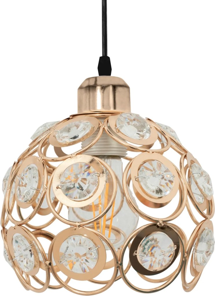 Toolight - Elegantní stropní svítidlo 1xE27 APP208, zlatá, OSW-00403