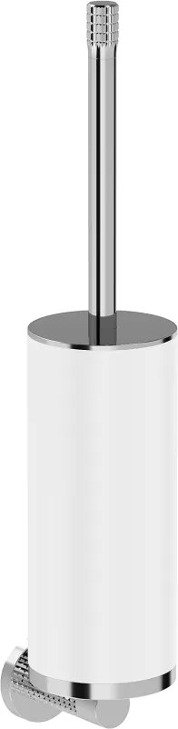 Mexen Triv, závěsný WC kartáč, bílý/chromový, 430x85mm, 70A33071-00W
