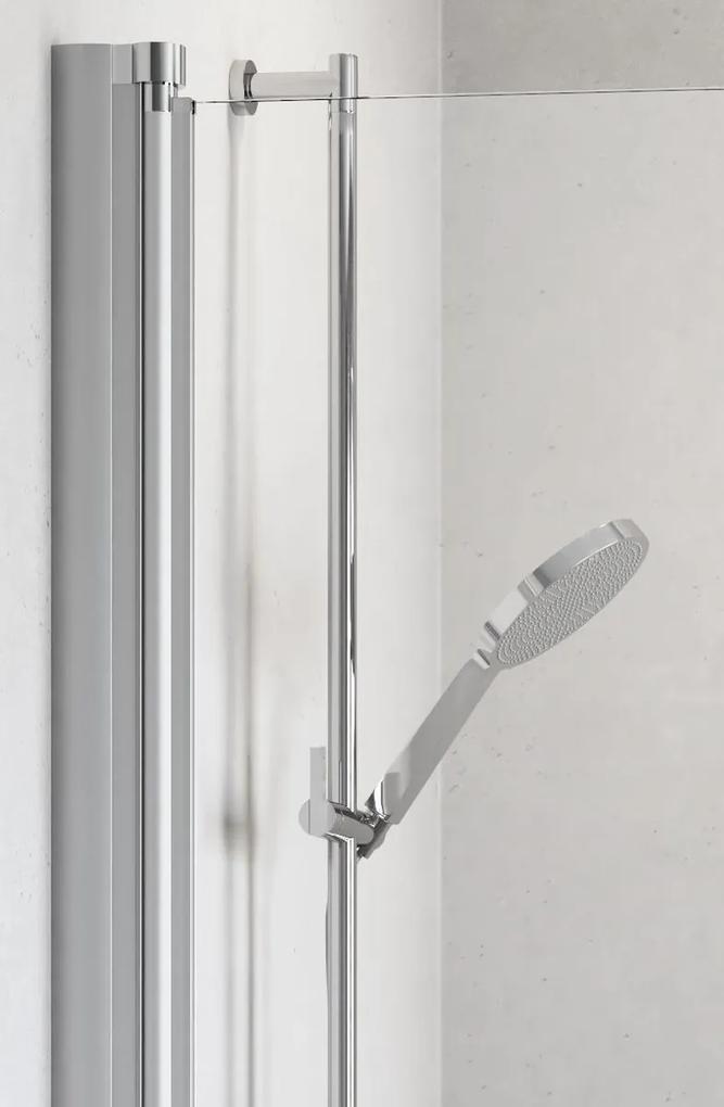 Camargue Vario Čtvrtkruhový sprchový kout S11, 100 × 100 × 195 cm, tloušťka skla: 6 mm, matné