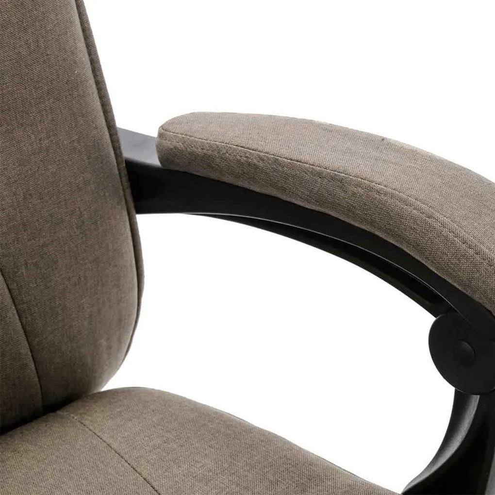 Masážní kancelářská židle taupe textil 20373