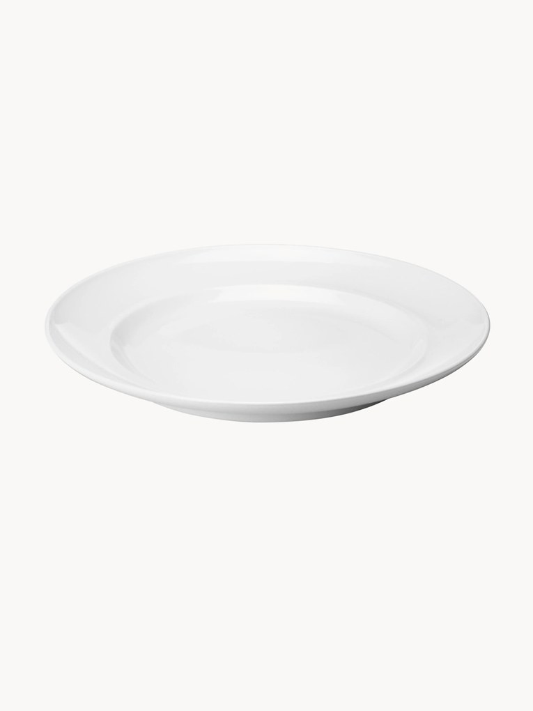 Sada mělkých talířů z porcelánu Koppel, 4 díly