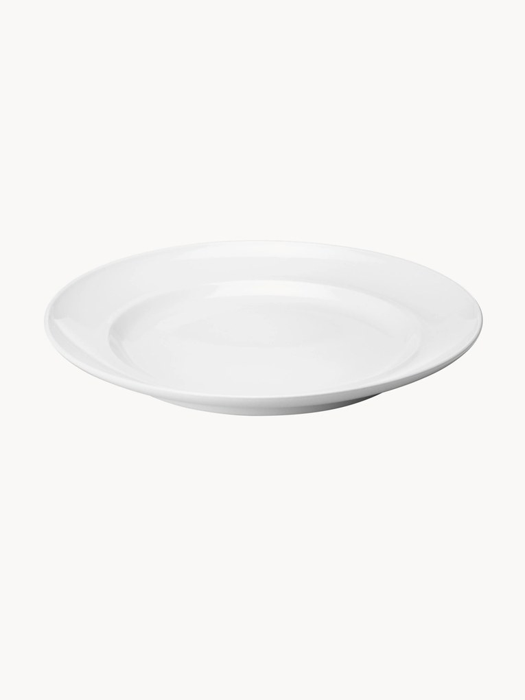 Sada mělkých talířů z porcelánu Koppel, 4 díly