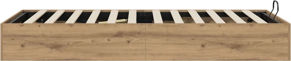Ottoman postel Řemeslný Dub 75,5 x 190 cm Dřevěný materiál 3409308