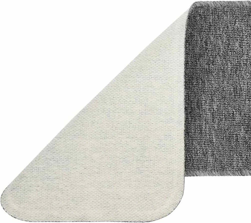 Protiskluzové nášlapy na schody 15 ks 75x20 cm šedé obdélníkové 340397