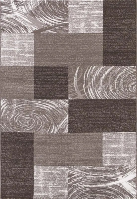 Ayyildiz Kusový koberec moderní Parma 9220 hnědý do obýváku 080x150 cm