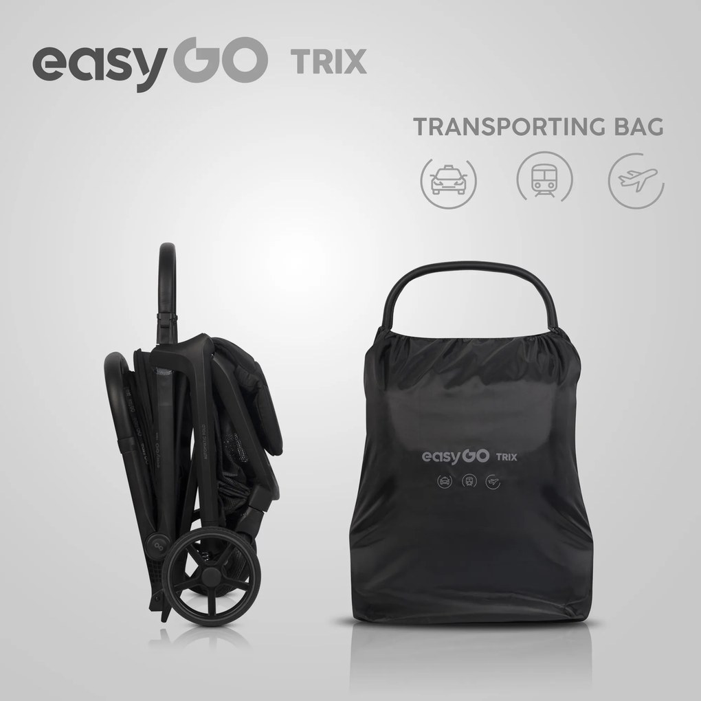 Sportovní kočárek EasyGo Trix Ebony Black