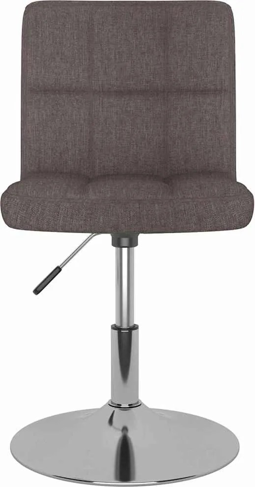 Otočná jídelní židle taupe textil 3087477