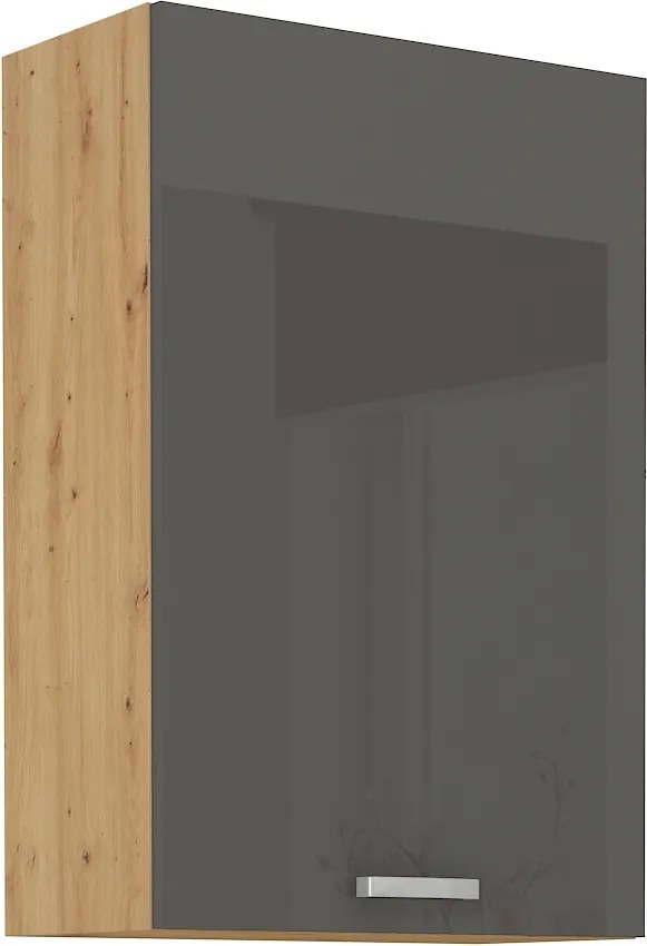 STL 60 cm skříňka horní jednodveřová ARTISAN (výška 90 cm) Barevné provedení ARTISAN: Krémový lesk