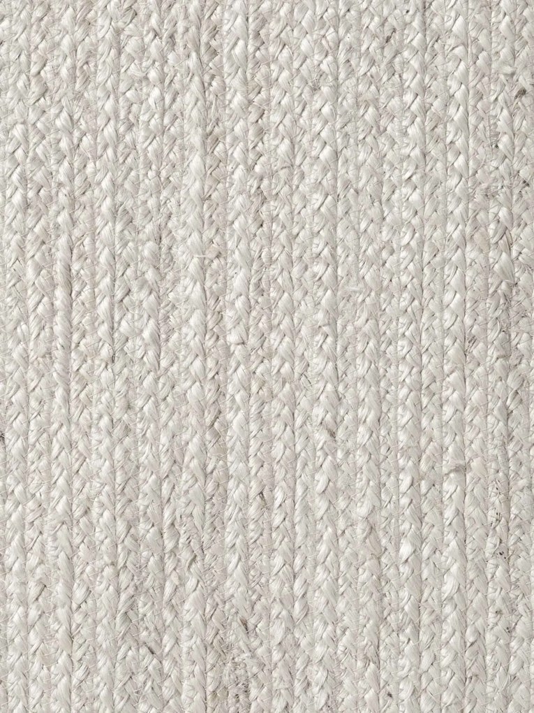Kusový koberec Jute Braided 106321 White ovál, 160x230 ovál, biela, chodba / predsieň, Hanse Home