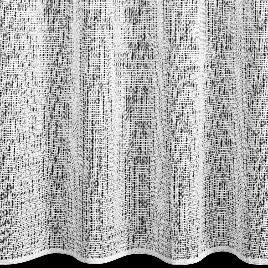 ZÁCLONA NA KROUŽCÍCH ELIRA 140X250 CM BÍLÁ