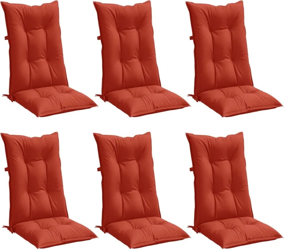 vidaXL Souprava polštářů pro vysokou židli 6 ks Polyester [4002357] Barva: Melanž černý