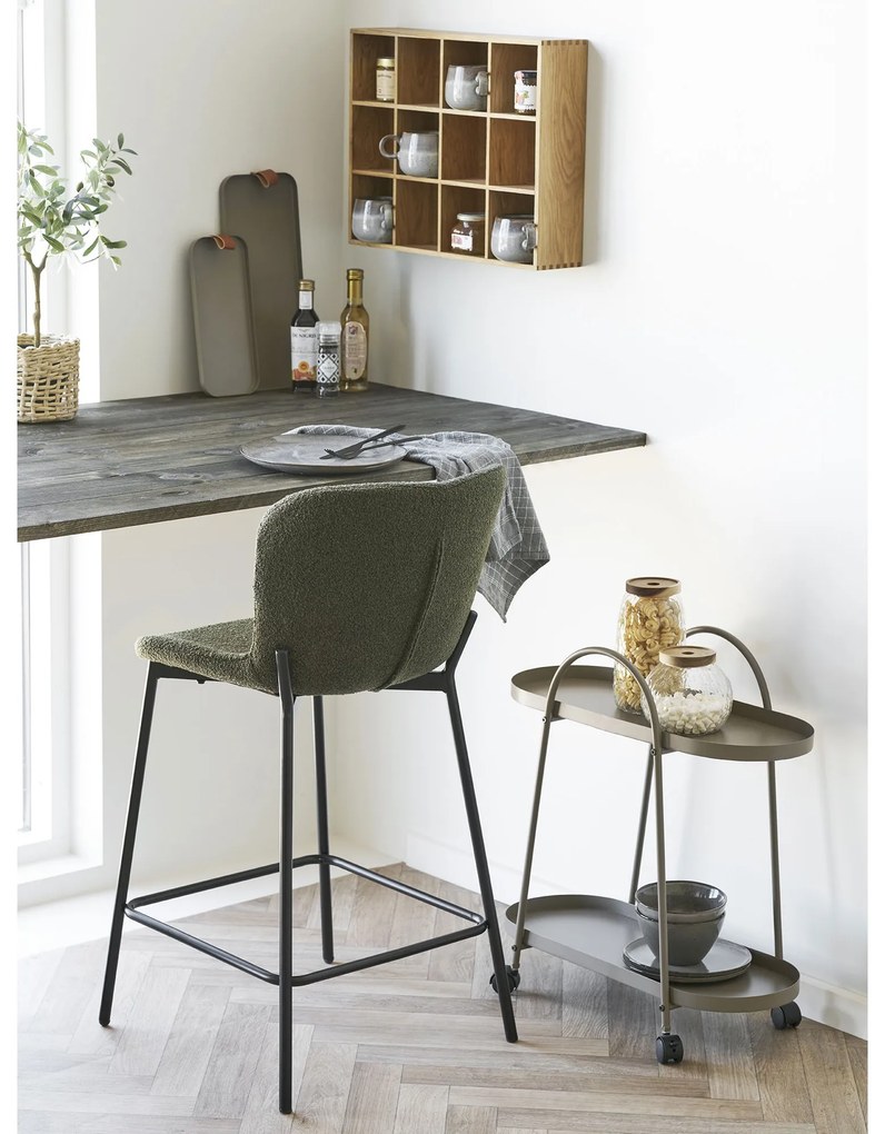 House Nordic Barová židle MACEDA tmavě zelená