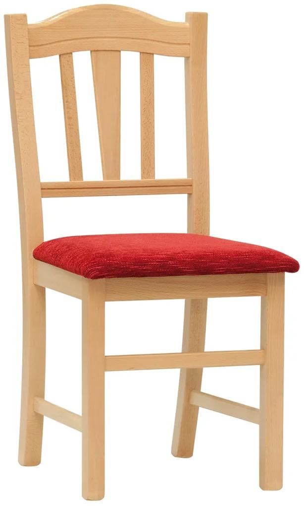 Stima Židle SILVANA s čalouněným sedákem Odstín: Buk, Látky: LUX terracotta 10