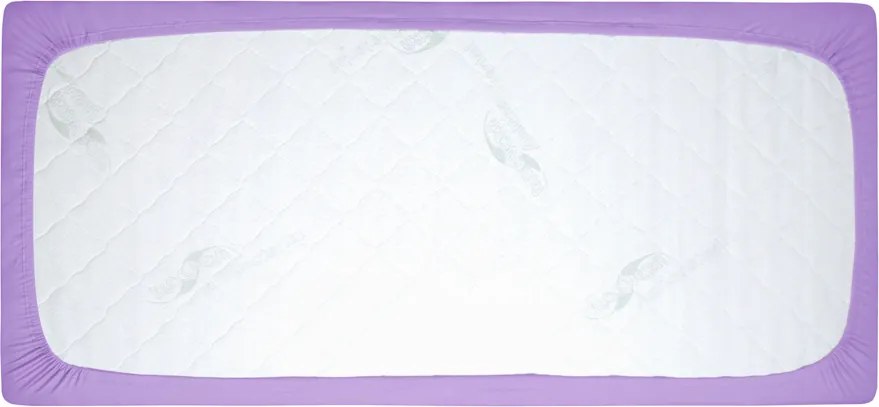 Jersey prostěradlo středně fialové na výšku matrace do 20 cm Velikost: 90 x 220