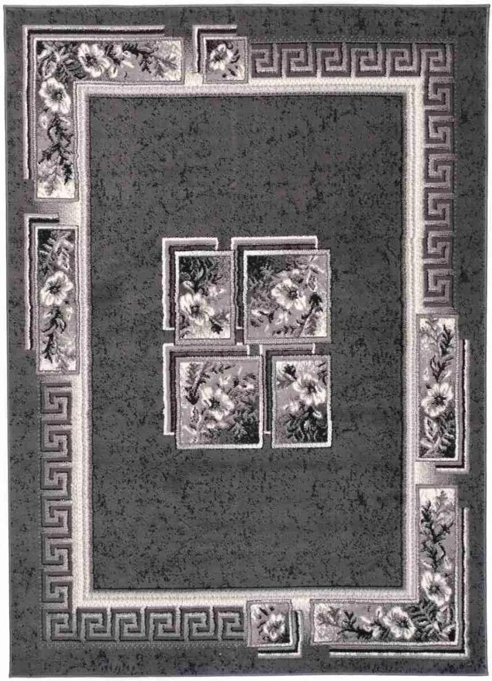 Kusový koberec PP Felix tmavě šedý, Velikosti 80x150cm