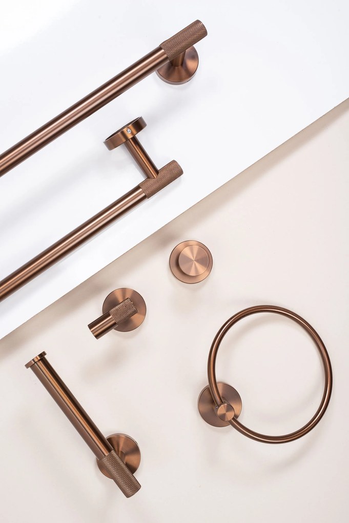 Rea Modern, koupelnový věšák na ručník 26,5cm, 6610a, měděná matná, REA-98013