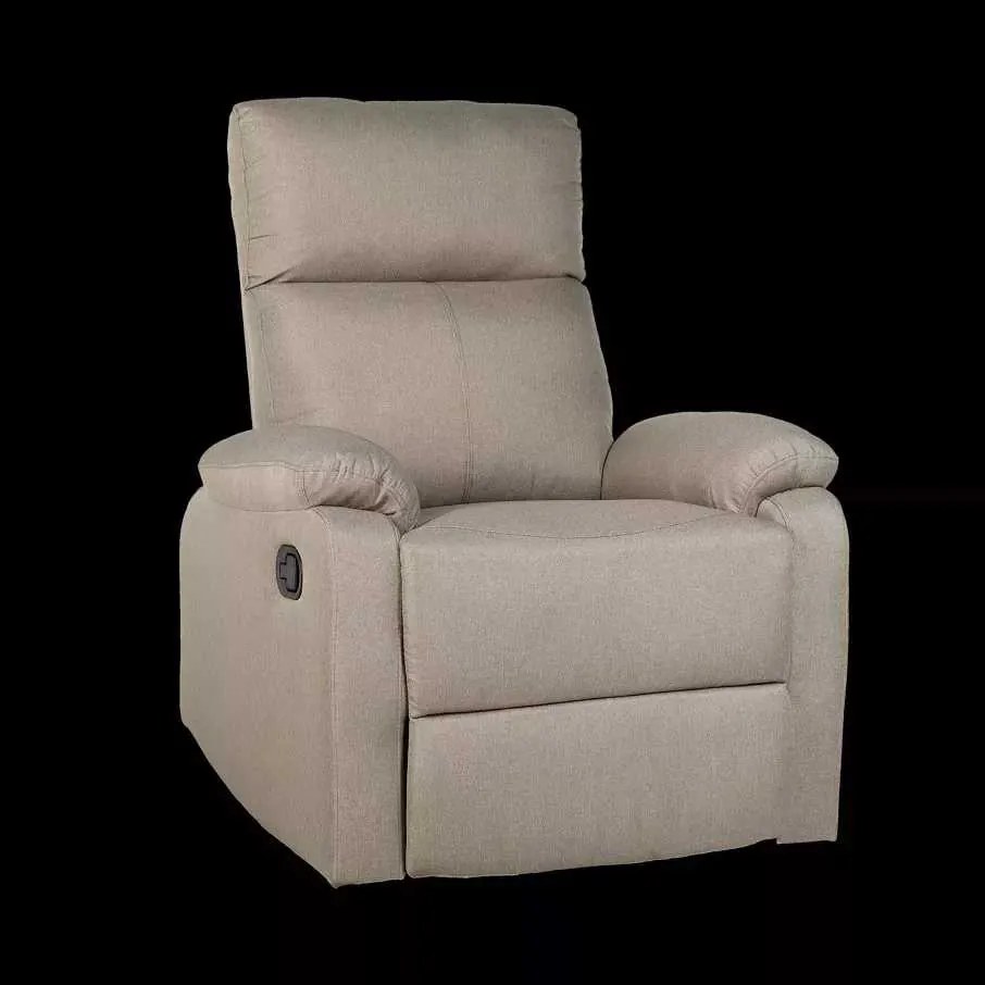 LuxuryForm DESIGN Televizní křeslo CARLOS s polohováním - béžové