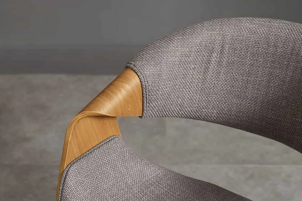 Designová jídelní židle Taariq šedá