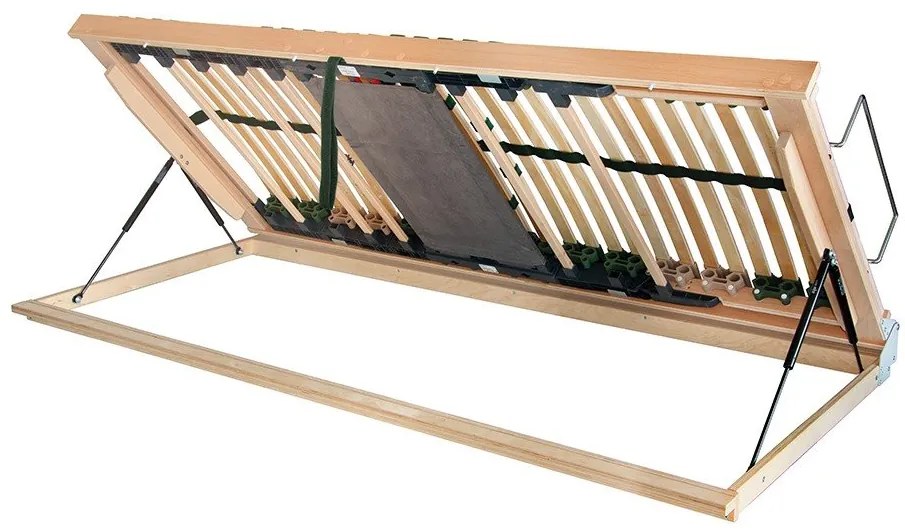 AHORN Lamelový rošt Portoflex Motor flat Kombi P - s kabelovým ovládáním ROZMĚR: 100 x 210 cm