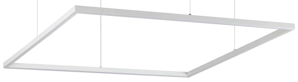 Ideal Lux LED Závěsné svítidlo Oracle Slim square, Ø 90 Barva: Černá