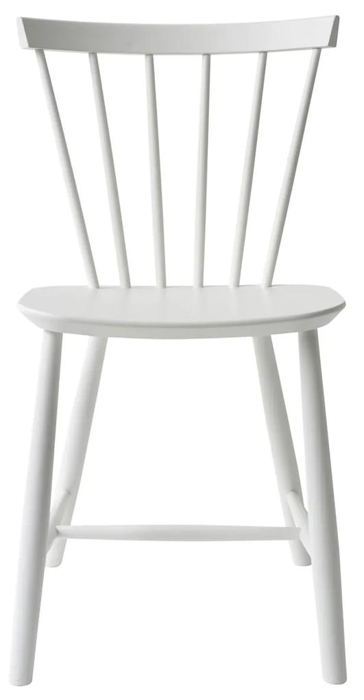 Židle z bukového masivu J46 bílý lak