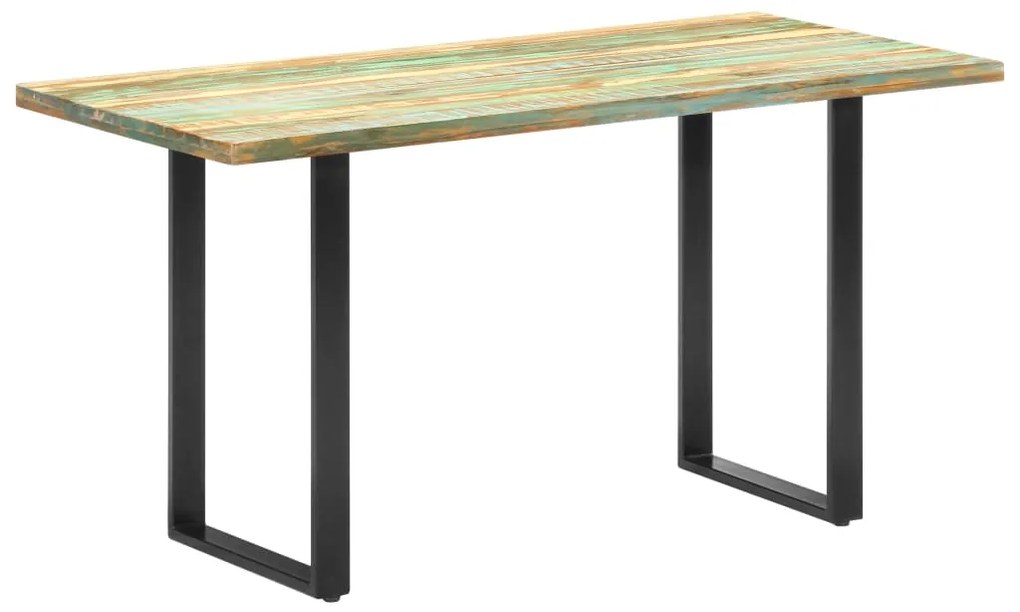 285834 vidaXL Jídelní stůl 140 x 70 x 76 cm masivní recyklované dřevo