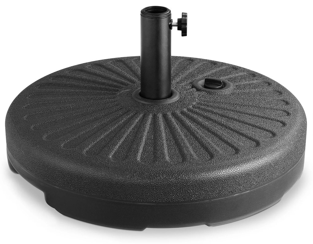 Stojan na slunečník plnitelný, pro 38-48 mm, černý 108932
