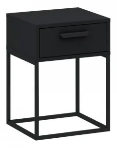 Noční stolek Cypis 3, Barva: černá